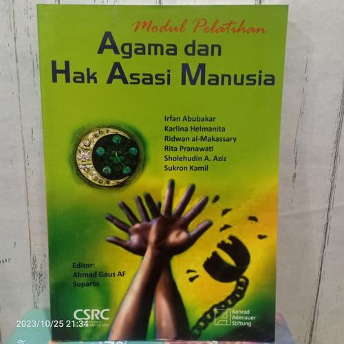 Jual ORI BUKU MODUL PELATIHAN AGAMA DAN HAM HAK ASASI MANUSIA Ahmad ...