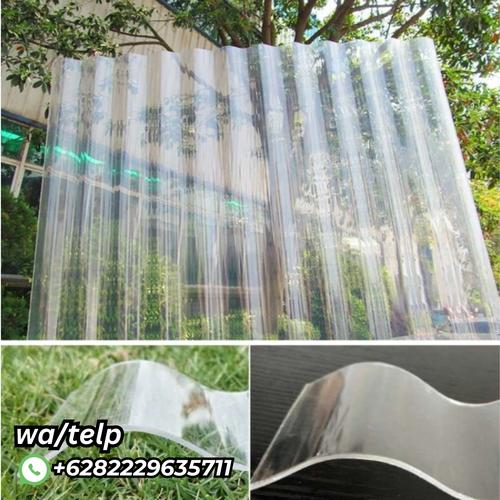Jual Atap Transparan Fiber Uv Pro Fiber Gelombang PVC lebar 80cm - Kota ...