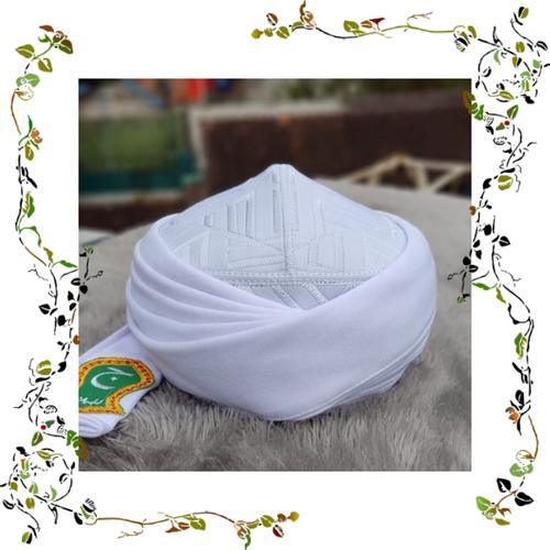 Jual PECI IMAMAH PERMANEN Sorban kepala sunnah imamah hadramaut - Putih ...