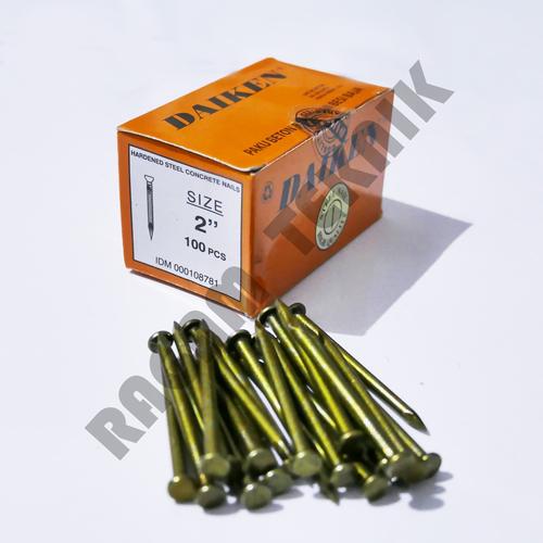 Jual Daken Daiwa Paku Beton 2 inch 5 cm Tembok Dinding Besi Baja ...