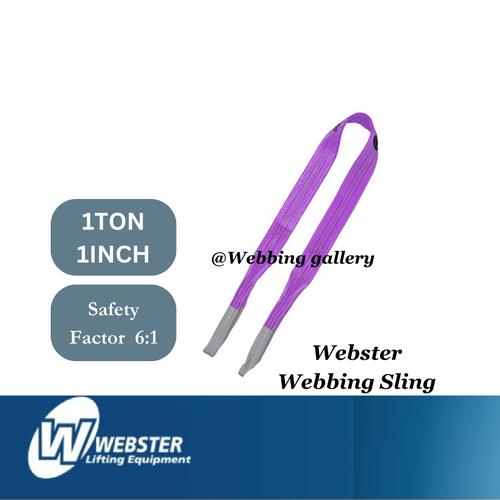 Jual Webster webbing sling 1Ton x 1" / Webster Tali angkat 1 Ton x ...
