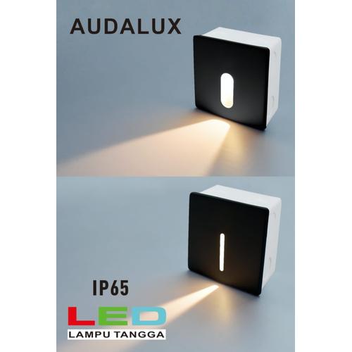 Jual CASING LAMPU TANGGA AUDALUX 3W SENSOR DAN NON SENSOR BODY HITAM ...
