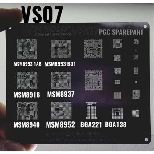 Jual Welsolo VS07 Cetakan Plat IC CPU MSM8952 MSM8953-1AB B01 BGA138 BGA221 - Jakarta Timur ...