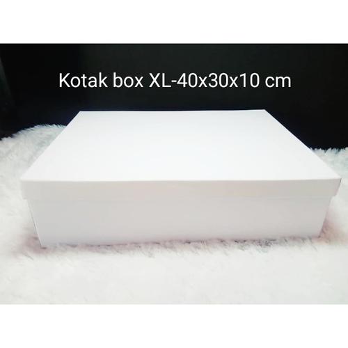 Jual kotak box besar/XL/40x30x10 full putih - Putih - Kota Depok ...