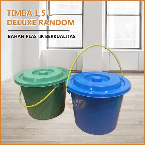 Promo TIMBA DELUXE 1,5 GL TUTUP - Gagang /Timba Plastik / Ember Tutup ...