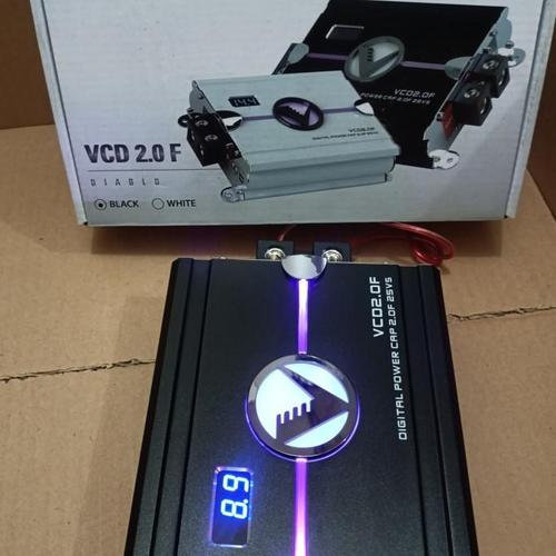 Jual kapasitor venom VCD 2.0F dital power capasitor venom kotak ...