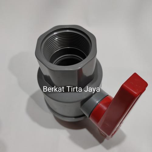 Jual PVC Ball Valve Drat 1-1/2 inchi merk CM - Jakarta Barat - Fitting ...