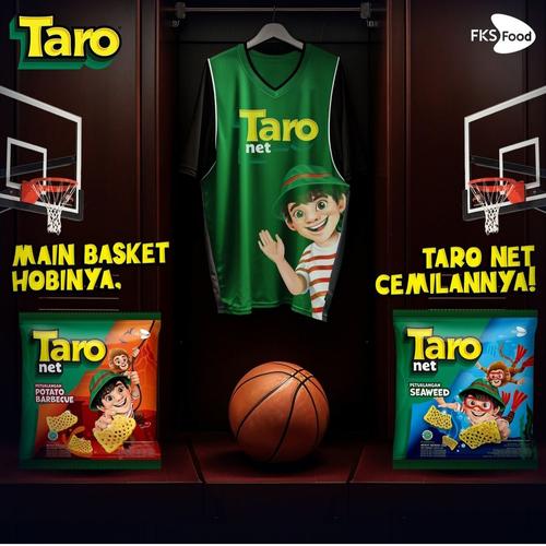 Jual TARO NET Jumbo Pack 115gr/Snack Taro Rumput Laut/Taro Potato BBQ ...