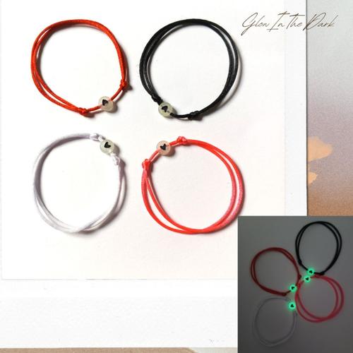 Jual Gelang Couple Love Glow In the Dark/ Gelang Couple Bestie Menyala ...