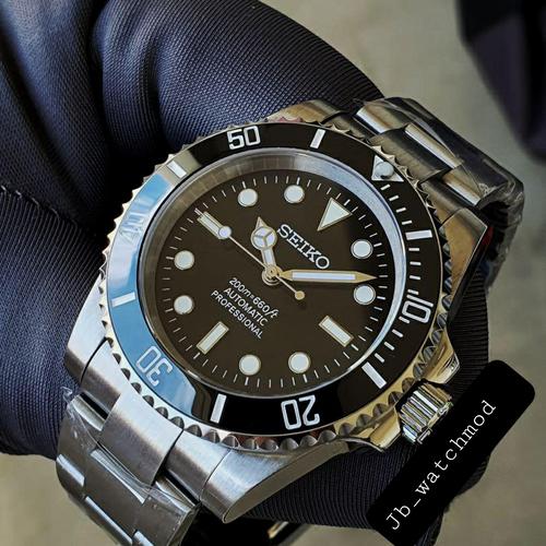 Jual Costum Seiko Special Edition Nh35 Nh36 Mod Submariner Batman Pepsi ...