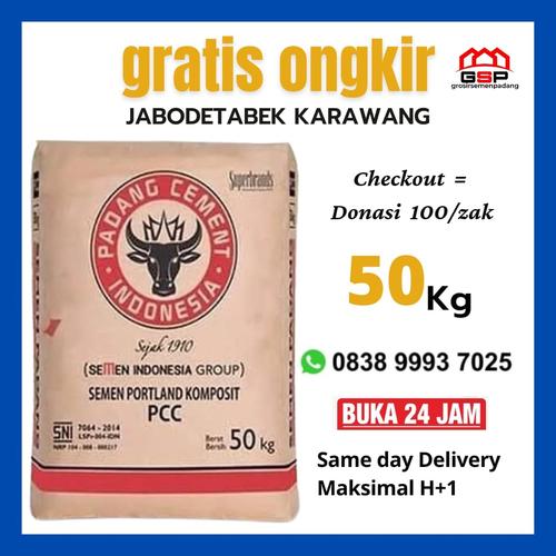 Jual Semen Padang 50kg 1 DO (160 zak) Proyek - Tanpa Bongkar - Kota Tangerang Selatan ...