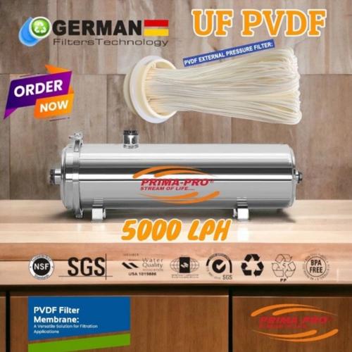 Jual ultrafiltrasi pvdf 5000 Membrane Ultrafiltrasi PVDF UF 5000 LPH ...