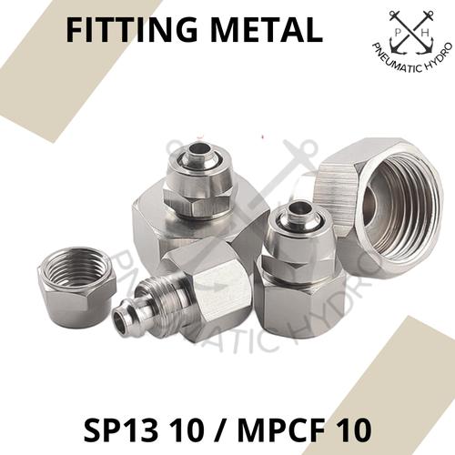 Jual SP13-10 FITTING METAL PNEUMATIC LURUS DRAT DALAM MPCF 10-02 / 03 ...