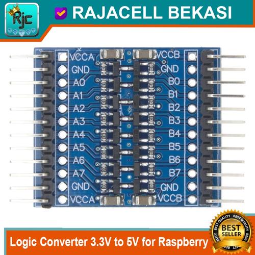 Jual 8 Channel Logic Converter 3.3V to 5V for Raspberry ESP8266 ESP32 STM32 - Kota Bekasi ...