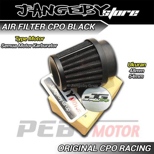 Jual Filter Udara Karburator CPO Black Long Ukuran 48mm 54mm ORIGINAL JS - 54mm - Kota Depok ...