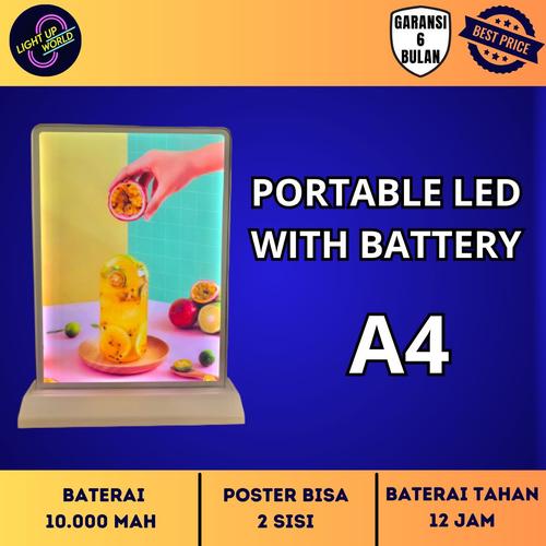 Jual LED FRAME/DISPLAY PORTABLE WITH BATTERY - Kota Tangerang Selatan ...