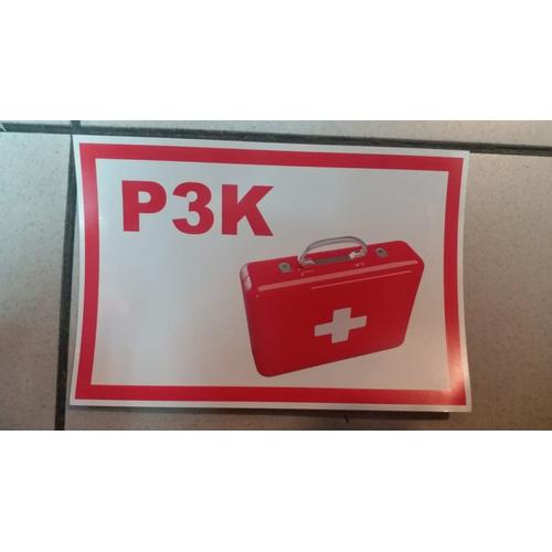 Jual SIGN LABEL STICKER KECIL P3K 15X10 STIKER K3 RAMBU MERAH - Jakarta ...