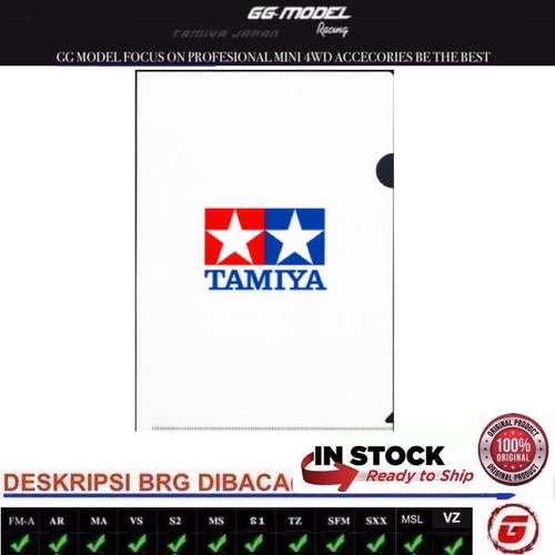 Jual TAMIYA 67042 CLEAR PLASTIC FOLDER A4-SIZE (TAMIYA LOGO) - Jakarta ...