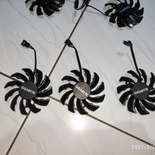 Jual Fan Vga 75mm 4pin Triple Fan Gigabyte AORUS 1080 1070 1060 980 dll ...