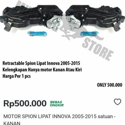 Jual RETRACT SPION LIPAT INNOVA 2005-2015 KANAN - Jakarta Barat - Mulia ...