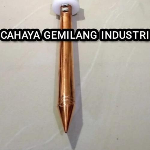 Jual splitzen/Tombak anti petir full tembaga 1inch panjang 30cm ...