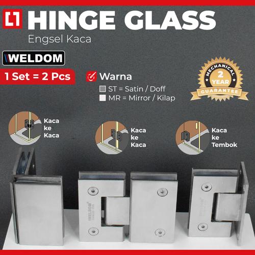Jual Shower Hinge Glass Door Engsel Pintu Kaca Kamar Mandi Stainless ...