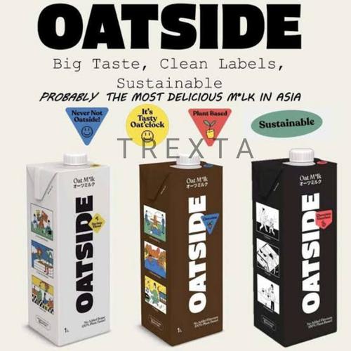 Jual Oatside Oat Milk 1 Liter (PER KARTON) GOJEK GRAB - Barista Blend ...