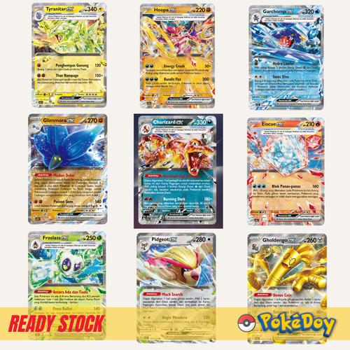 Jual Kartu Pokemon Ex RR KILAU HITAM Indonesia SV3S TCG Holo Foil Rare ...