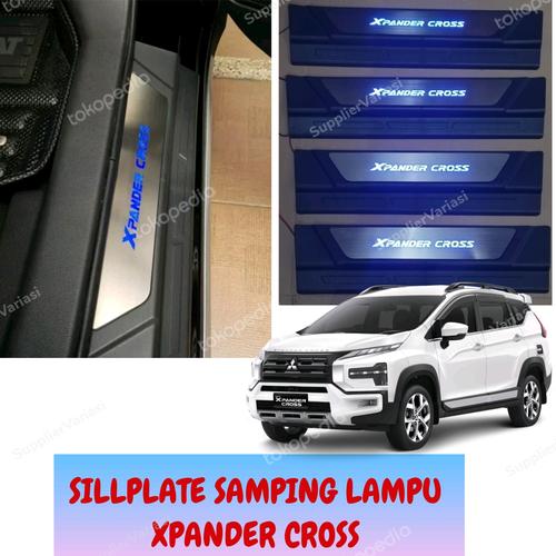 Jual SILL PLATE/SILLPLATE SAMPING LAMPU/SIDE SCUFF PLATE LED Xpander ...