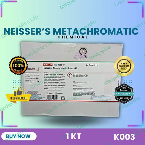 Jual Neisser's Metachromatic Stains-Kit - Pewarnaan Mikrobiologi, 125 ...