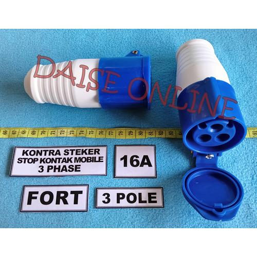 Jual STOP KONTAK INDUSTRIAL FORT 3 PHASE 3 POLE FT-CEE-213 - Kab. Sidoarjo - DAISE ONLINE ...