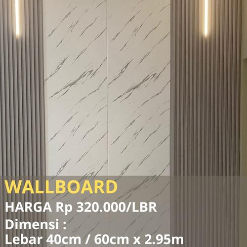 Jual WALLBOARD PVC / KETEBALAN 8MM / PVC BOARD 60CM X 2,95M - WP 01, 40 ...