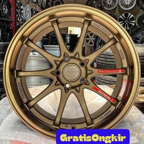 Jual velg mobil ring 18 VOLKRAYS CE28 lebar 9,5 et 25 velg r18 zenix ...