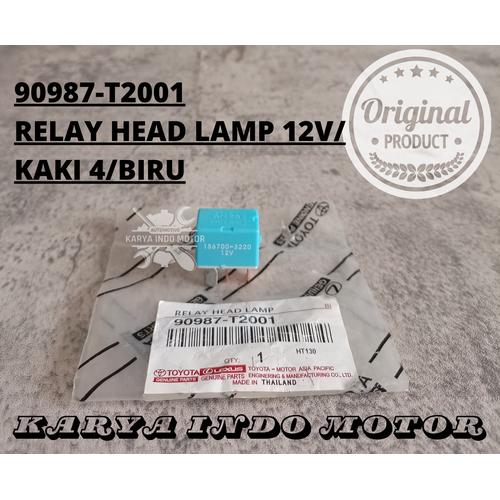 Jual Relay Biru Kaki 4 12V Toyota 90987-T2001 - Kab. Bogor ...