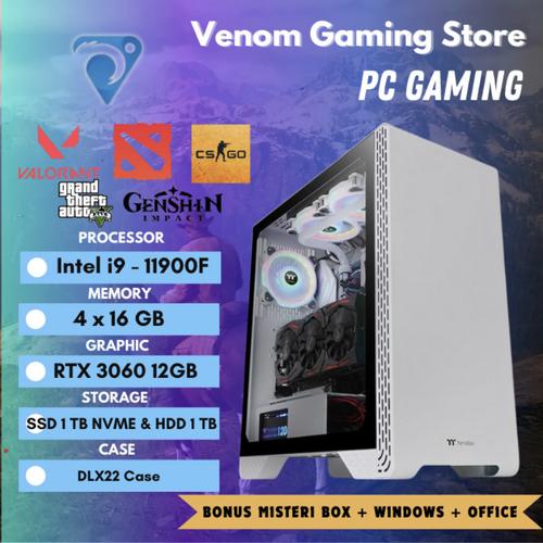 Jual Pc Gaming Fullset | i9 11900 | RTX 3060 12GB | 1TB NVME | 1TB HDD ...