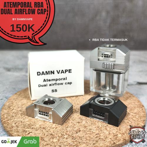Jual ATEMPORAL RBA DUAL AIRFLOW CAP BY DAMNVAPE - SS - Jakarta Barat ...