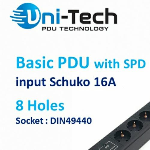 Jual PDU unitech 8 Hole 16A Horizontal mounting - Kota Tangerang ...