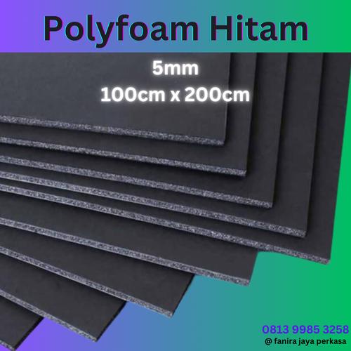Jual Polyfoam Hitam 5mm ukuran 100cm x 200cm - Jakarta Barat - Fanira ...