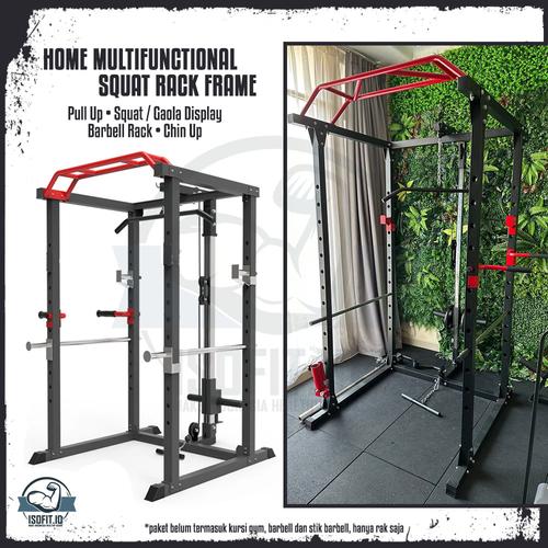 Jual Isofit.id Home Multifunctional Squat Rack Frame / Rangka Rak ...
