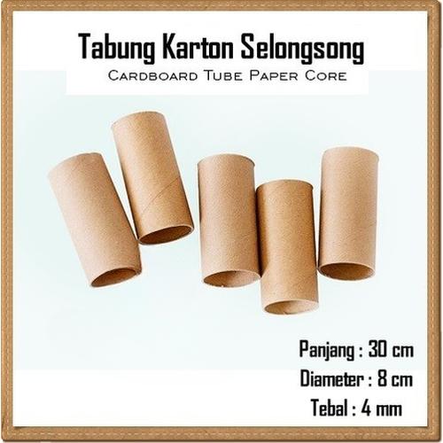 Jual Paper Tube Karton Selongsong Packing Kertas Diameter 8 cm Tinggi ...
