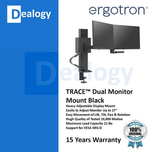 Jual ERGOTRON TRACE DUAL MONITOR MOUNT BLACK 45-631-224 - Kota Surabaya - Dealogy Online ...