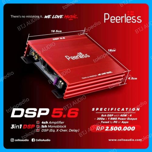 Jual DSP PROCCESSOR POWER PEERLESS MAGIC 5.6 SMART 3 IN 1 DSP AMPLIFIER - Kota Bekasi - BTJ ...