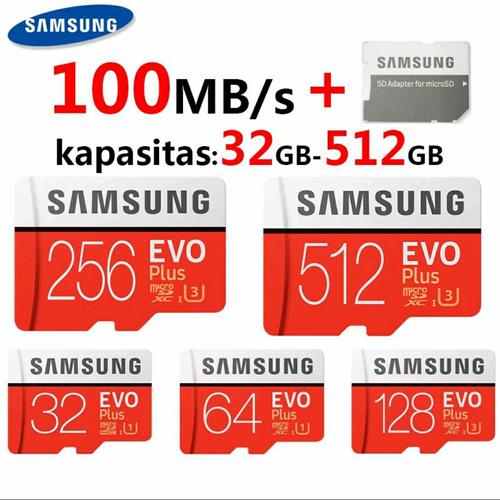 Jual Promo Memory Card Micro SD 32GB 64GB 128GB 256GB 512GB Class 10 ...