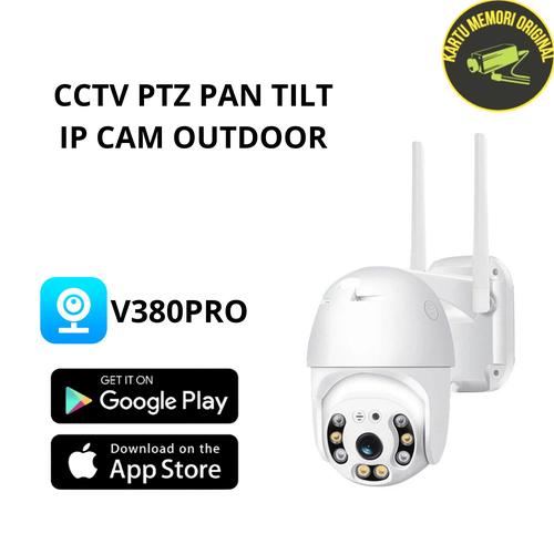Jual CCTV WiFi Outdoor Waterproof V380 Pro Smart Camera/ IP Cam PTZ ...