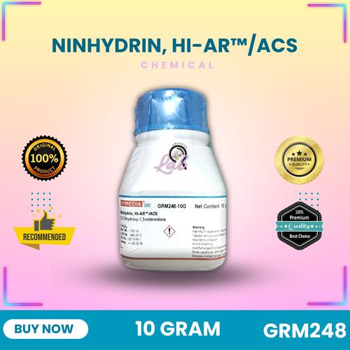 Jual Ninhydrin, Hi-AR™/ACS (2) | C9H6O4, 10 Gram - Kab. Bogor - Analyst Lab | Tokopedia