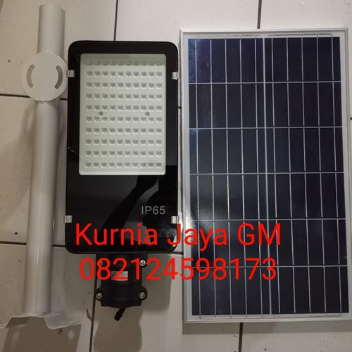 Jual PJU LED Solar Panel 100watt Lampu Jalan SMD 100w Solar Cell 2 in 1 ...