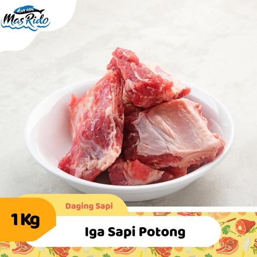 Jual Iga Sapi Segar 1 Kg Beku Beef Neck Bone Tulang Leher Berdaging ...