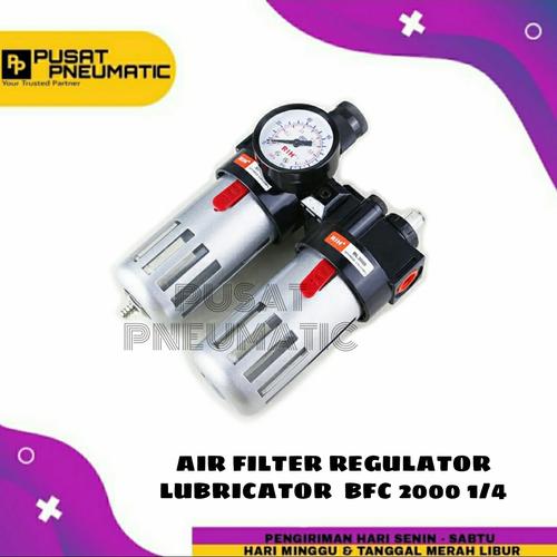 Jual BFC 2000 Filter Regulator Lubricator Udara 1/4" BFC-2000 BFC2000 ...