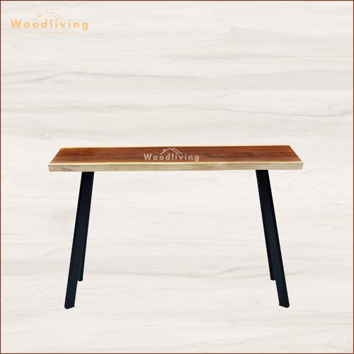 Jual Woodliving Console table meja minimalis kayu trembesi solid kaki ...