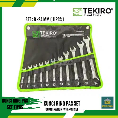 Jual Kunci Ring Pass Set Merk Tekiro isi 11 Pcs Ukuran 8-24 mm - Kota ...